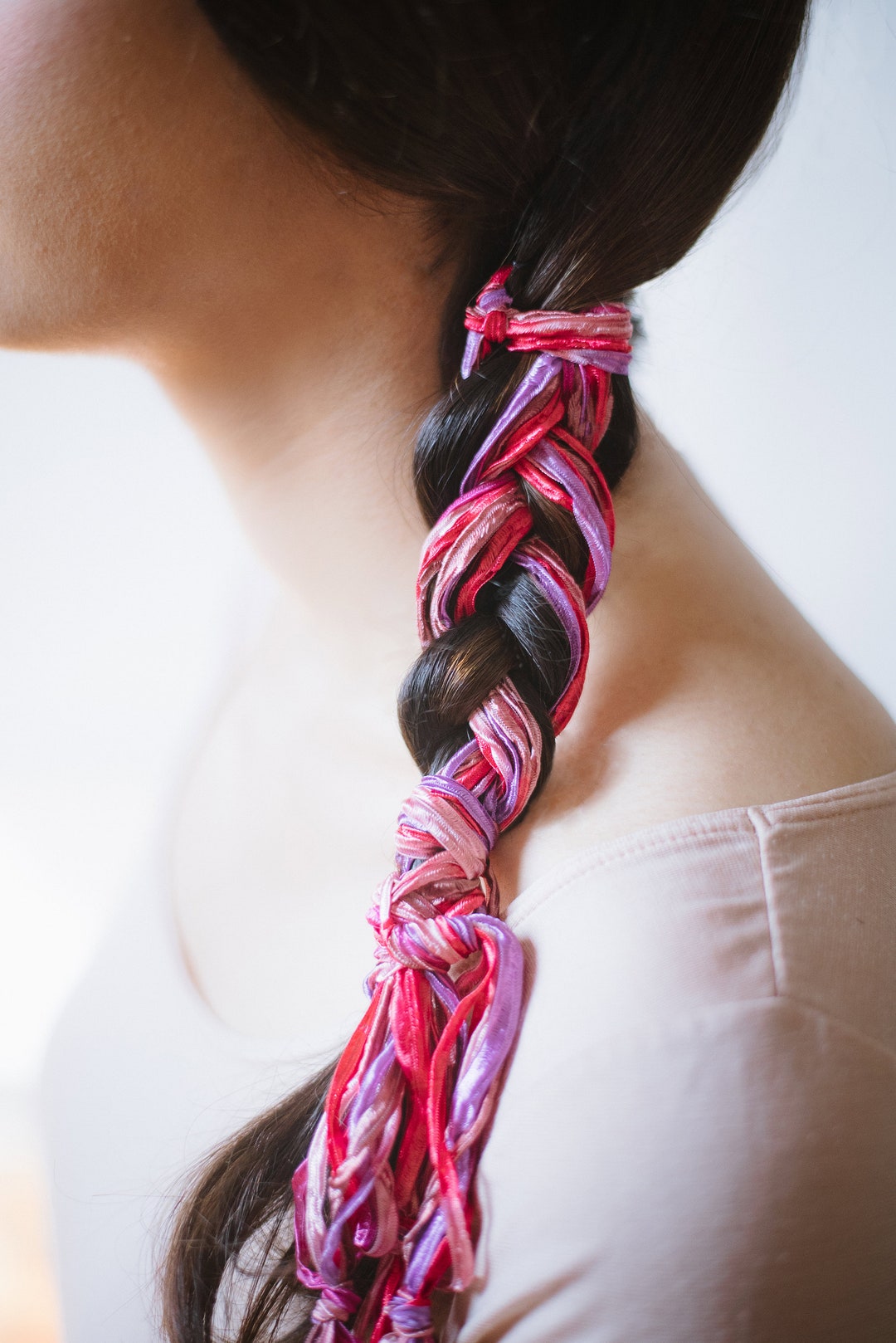 Red Flare | Braid Ribbons | Paranda | Hair Ribbons | Ribbons | Hair ...
