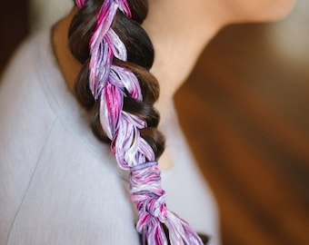 Pink Petals Braid Ribbons Paranda Hair Ribbons Ribbons Hair Accessories ...