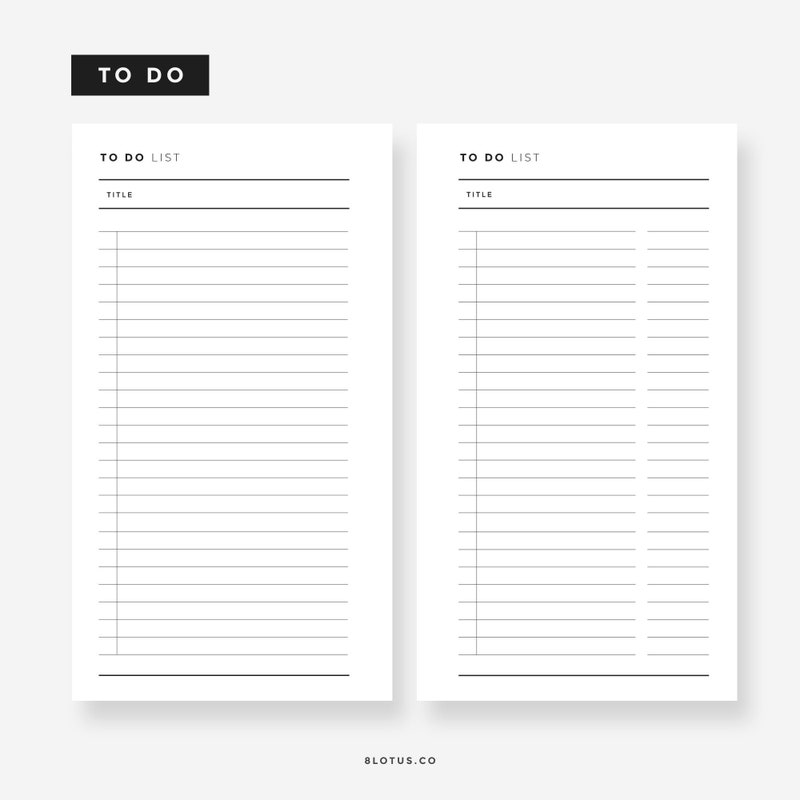 Filofax Printables - Etsy