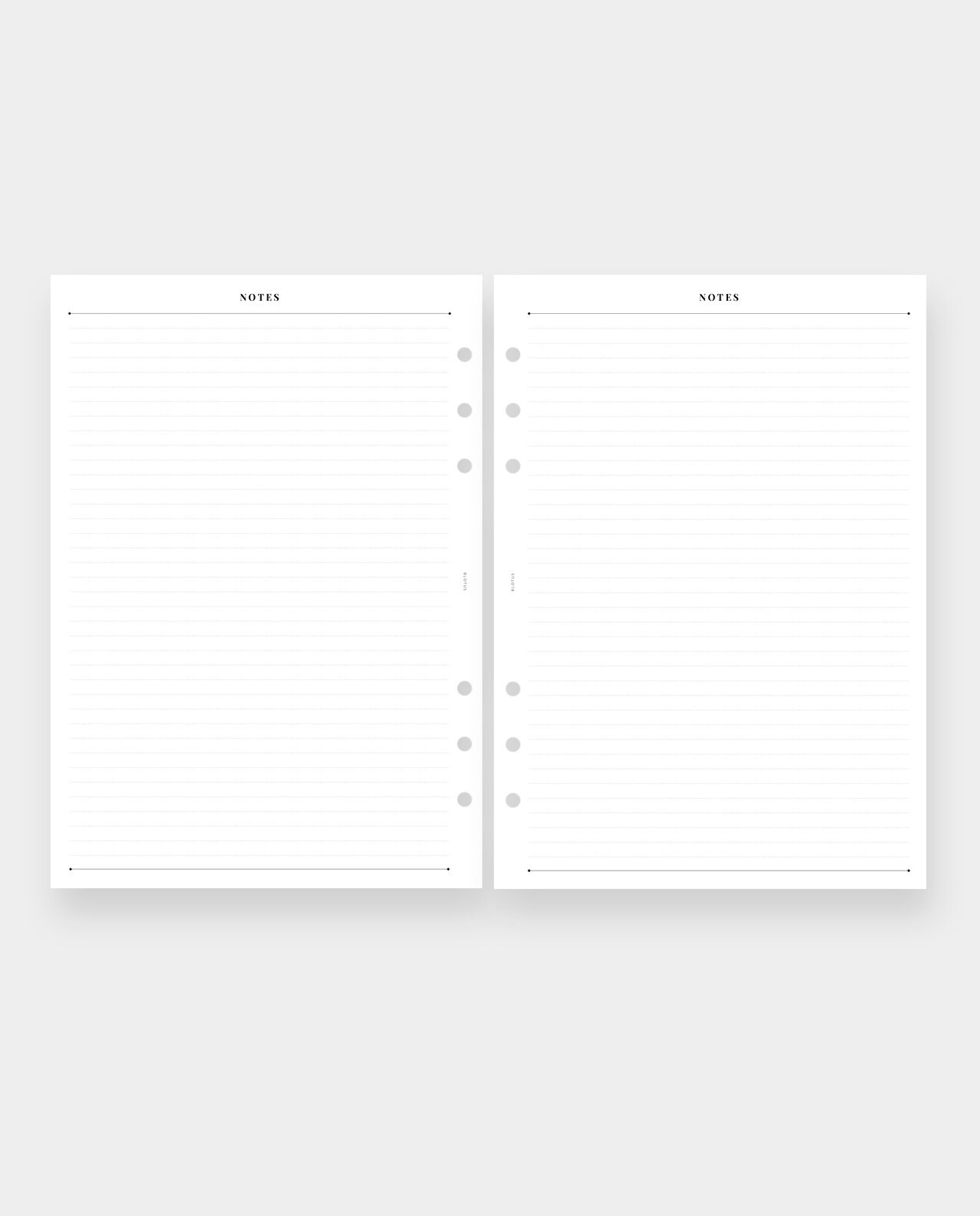 Classic Notes - A5 Printable - Etsy UK