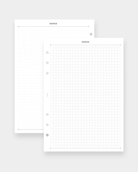 Klassische Gitter Set A5 | Etsy