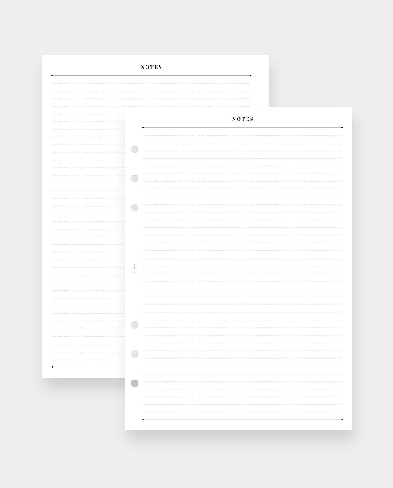 Classic Notes - A5 Printable - Etsy UK