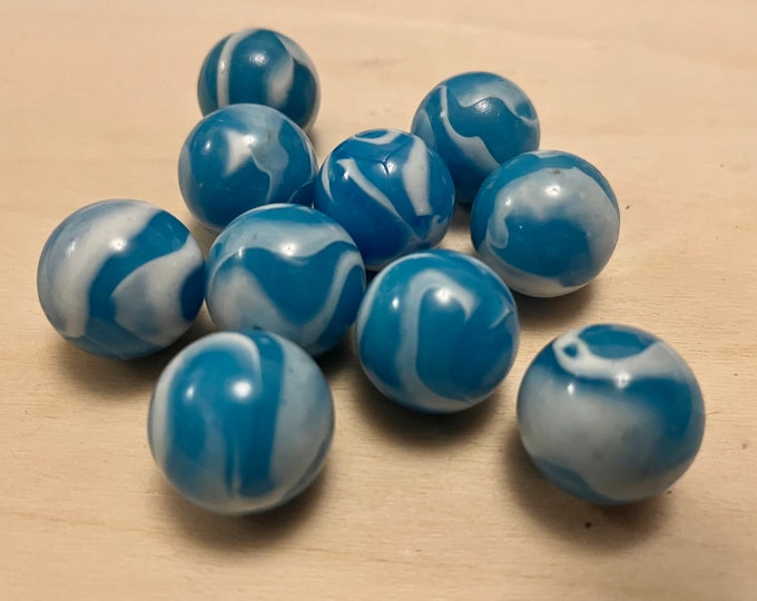 4 Vintage German Striped Transparent Marbles Collector's Set, Cool ...
