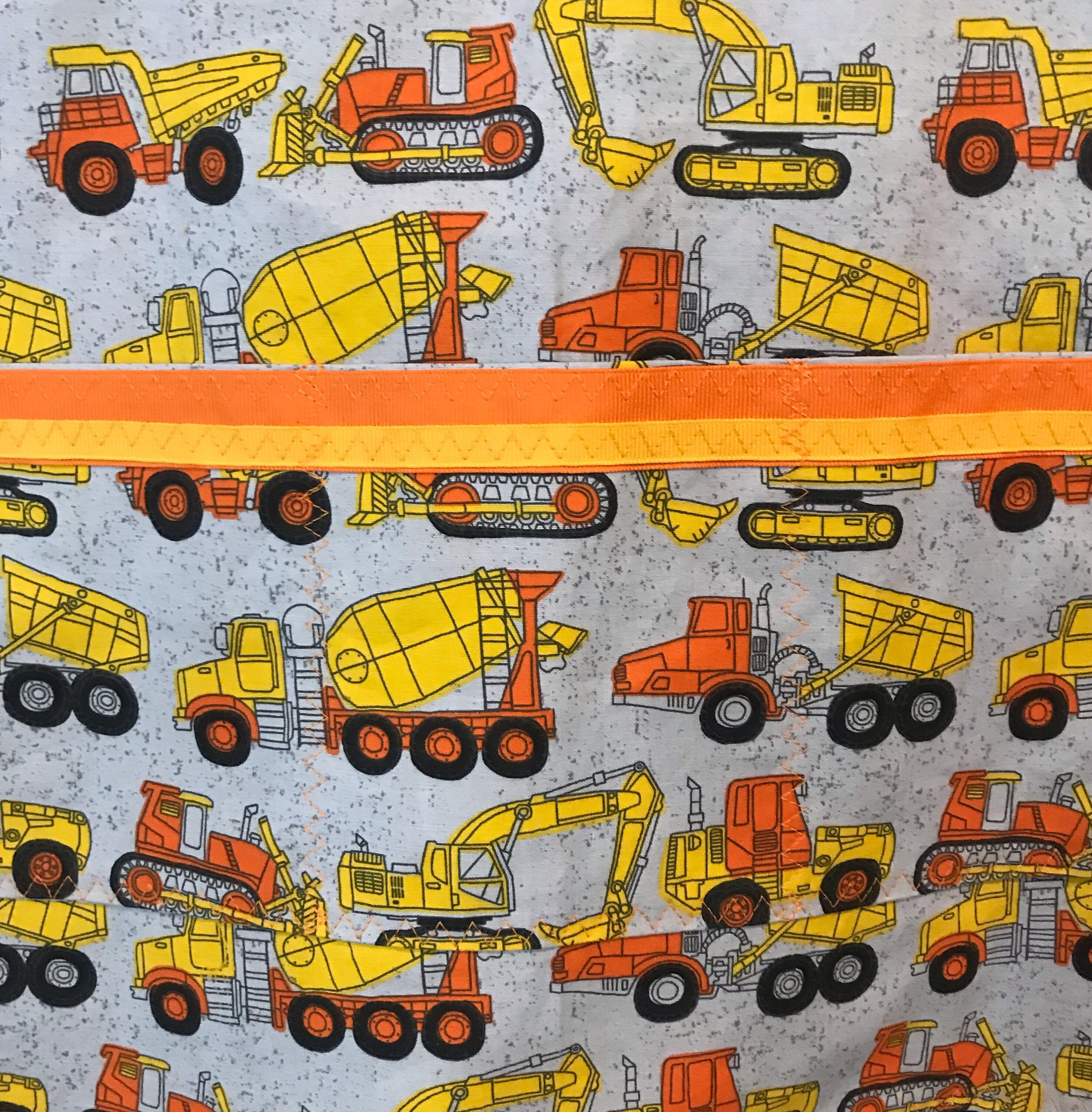 Construction Apron Emergency Vehicles Boys Orange Blue - Etsy