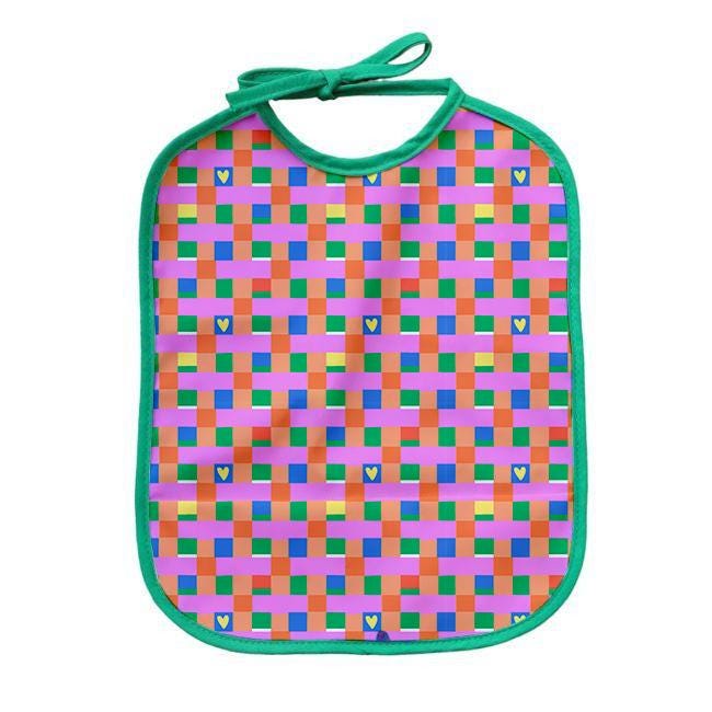 Funky Gingham Pattern – Colorful Check With Hearts – Seamless for ...