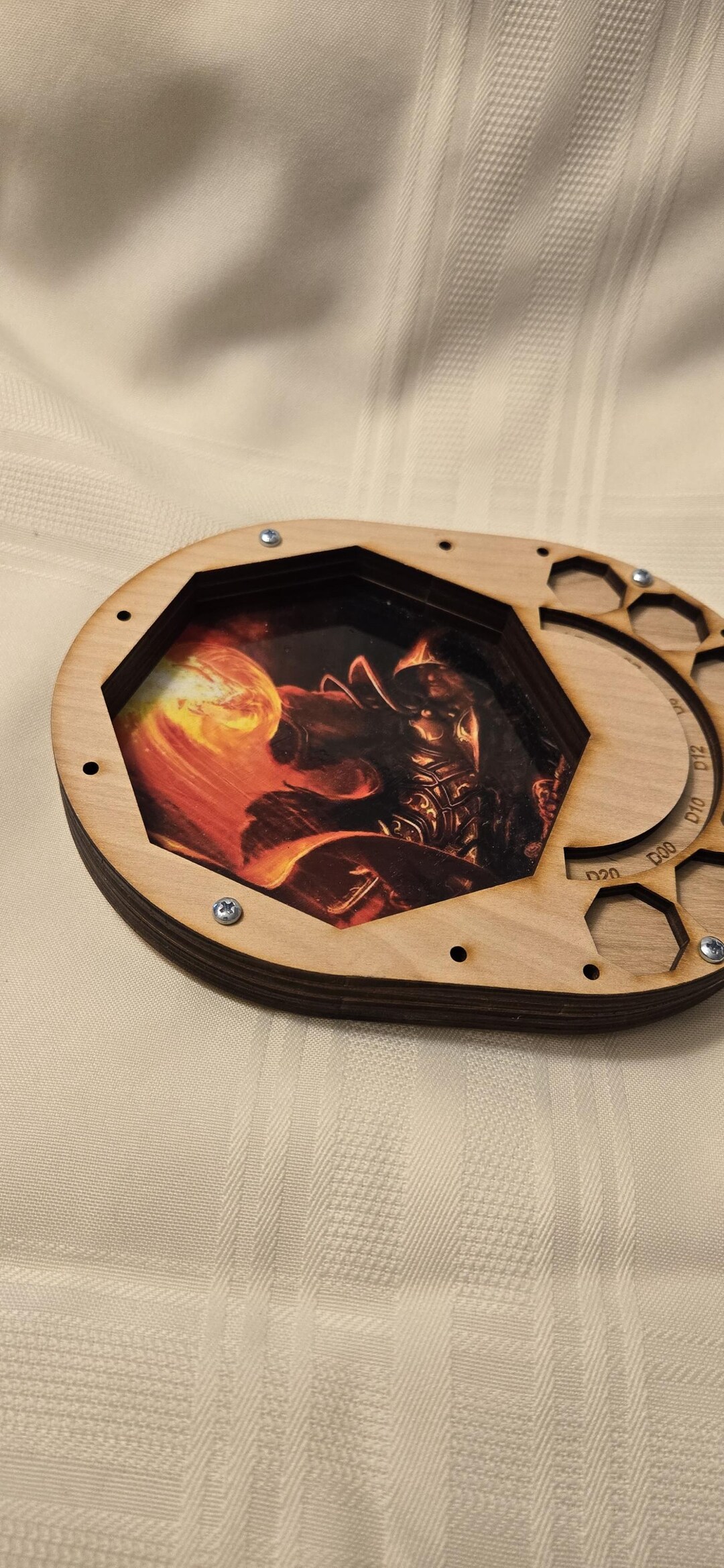 D&D Dice Roller With Wizard Print - Etsy