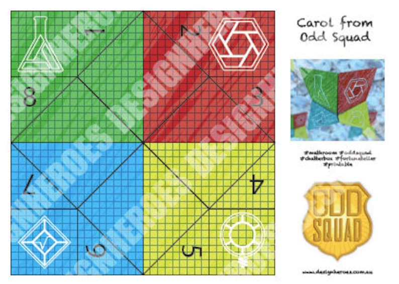 Carol Chatterbox Printable Odd Squad - Etsy