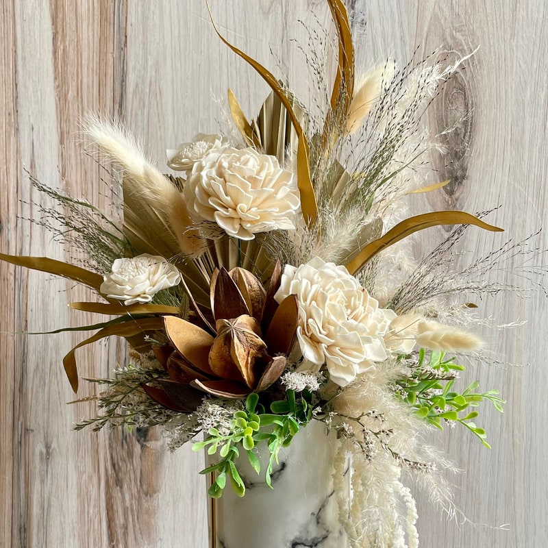 Dried Floral Arrangement - Etsy