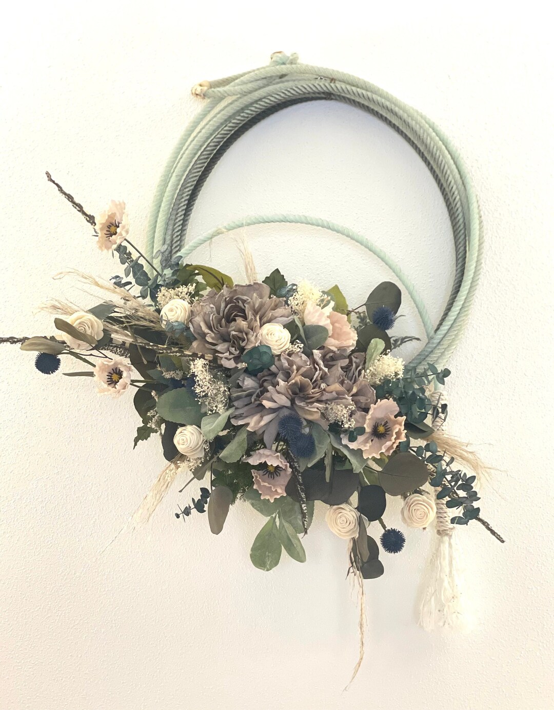 Lariat Western Wreath Decor, Western Boho Wedding,mother's Day Gift ...