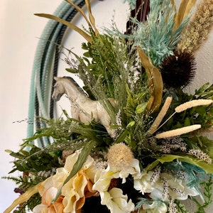 Western Lariat Wreath-horse Decor Gift-western Wedding-keepsake ...