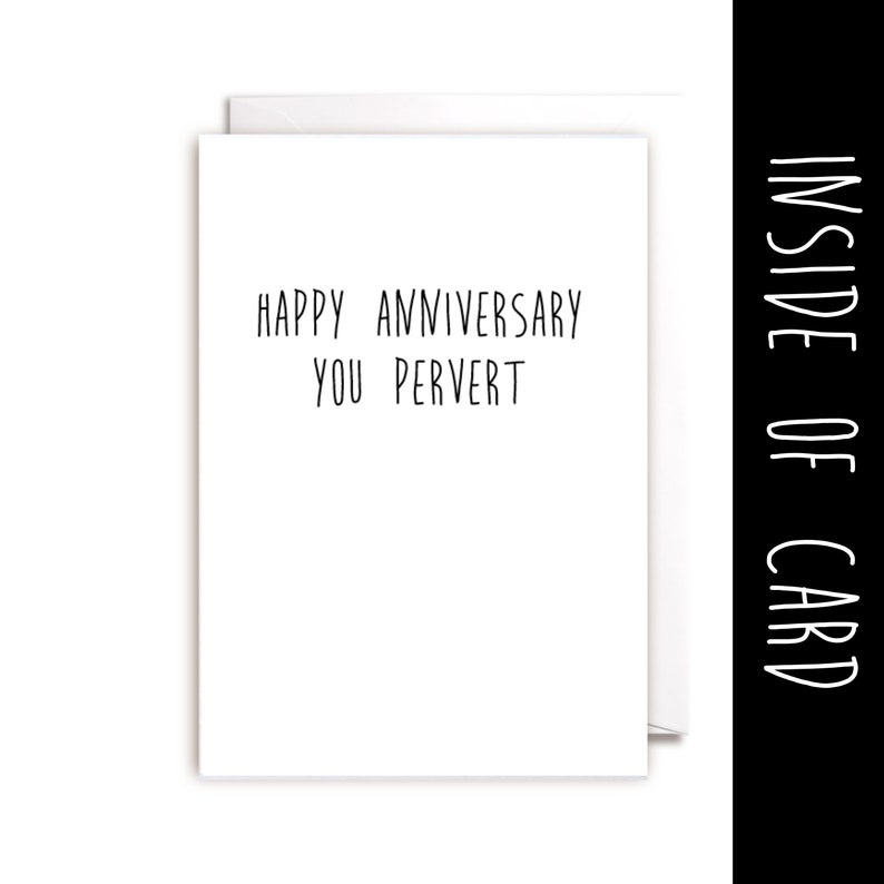 Funny Anniversary Card Rude Anniversary Card Husband Etsy