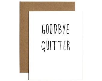 Greeting Card Things We Almost Got You for A Leaving Present - Etsy