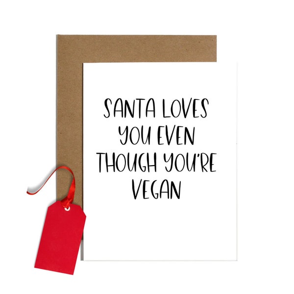 Vegan Card - Etsy