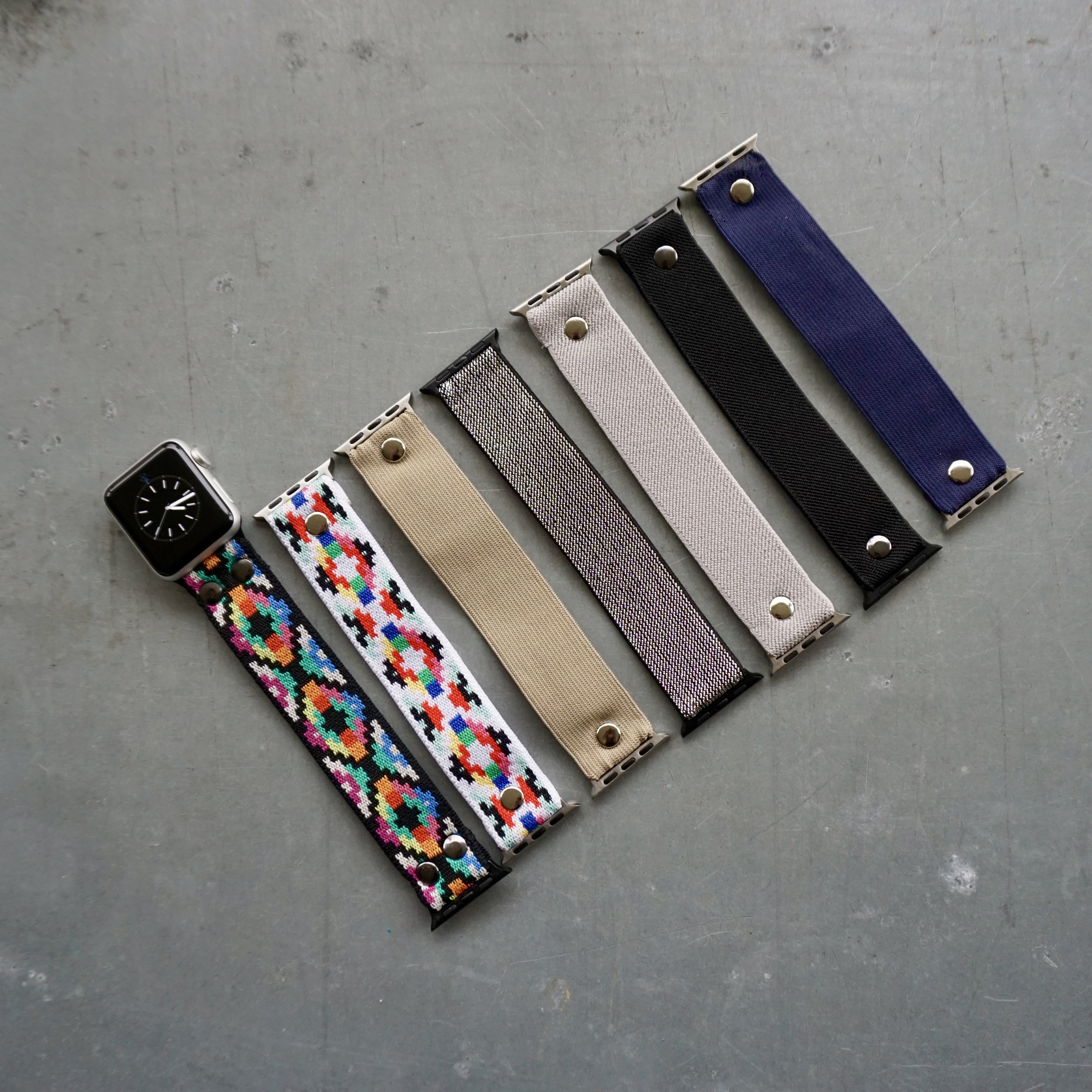 Silver Stretch Elastic Apple Watch Band Strap for Iwatch All | Etsy