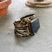 Leopard Apple Watch Cuff Bracelet Band With Gold Magnetic Clasp by ...