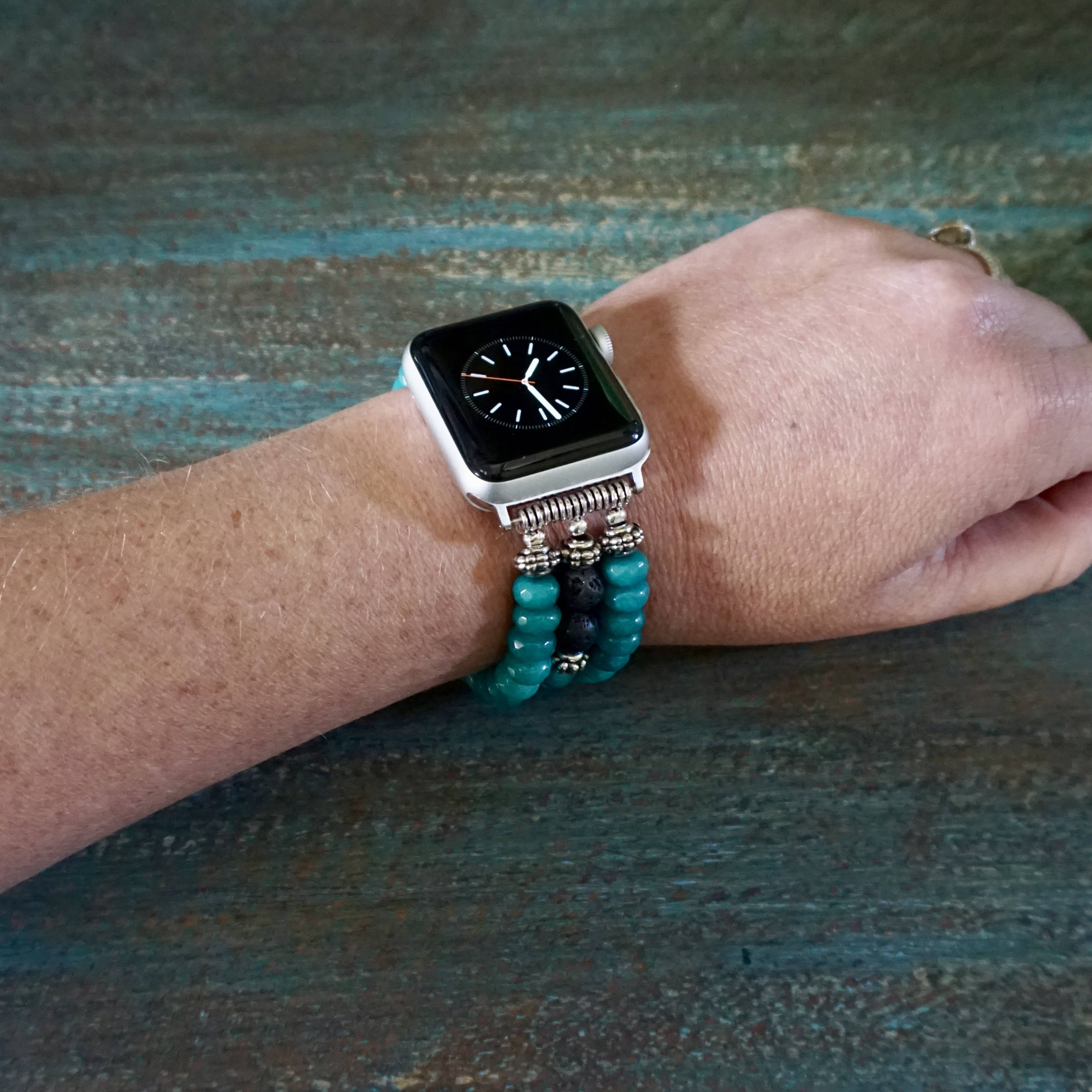 Lava Stone and Turquoise Opal Apple Watch and Diffuser | Etsy