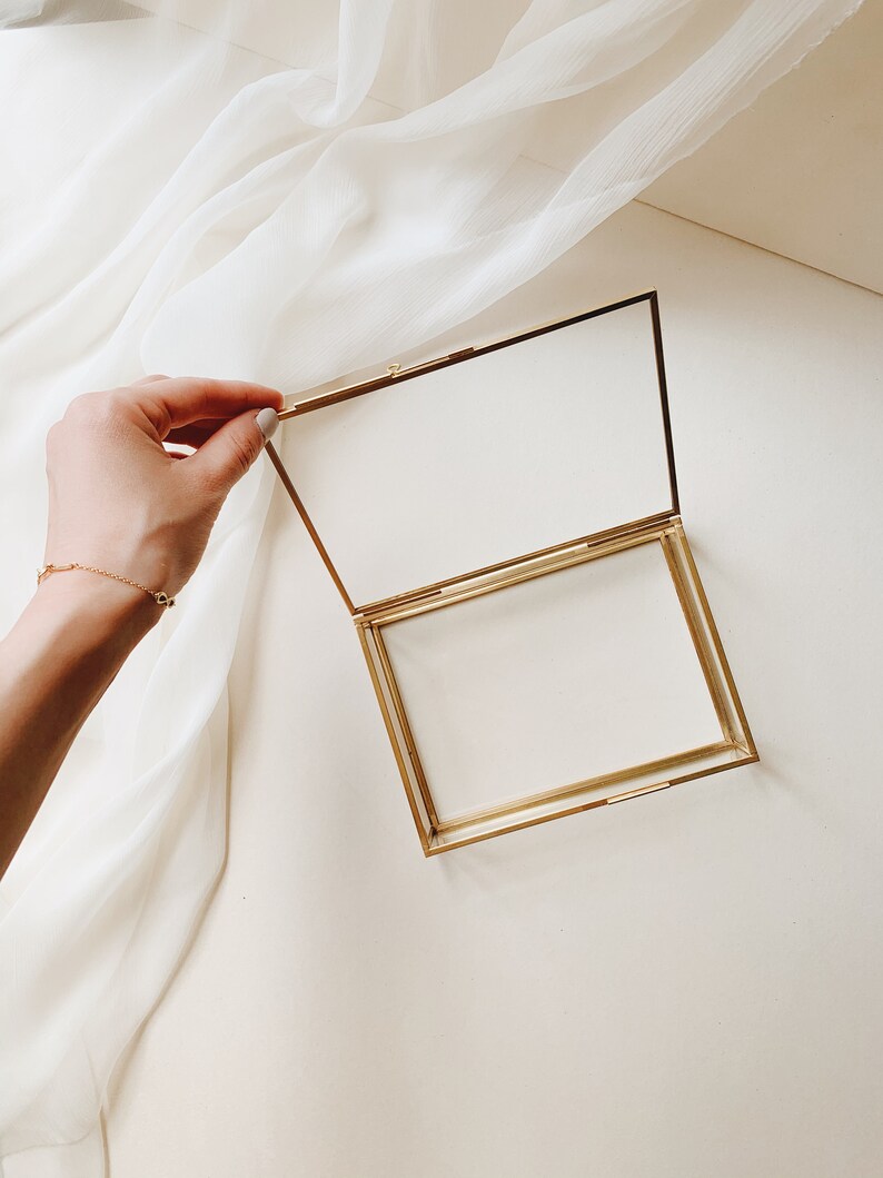 Gold Glass Photo Prints Box Photographer Box 4 X | Etsy