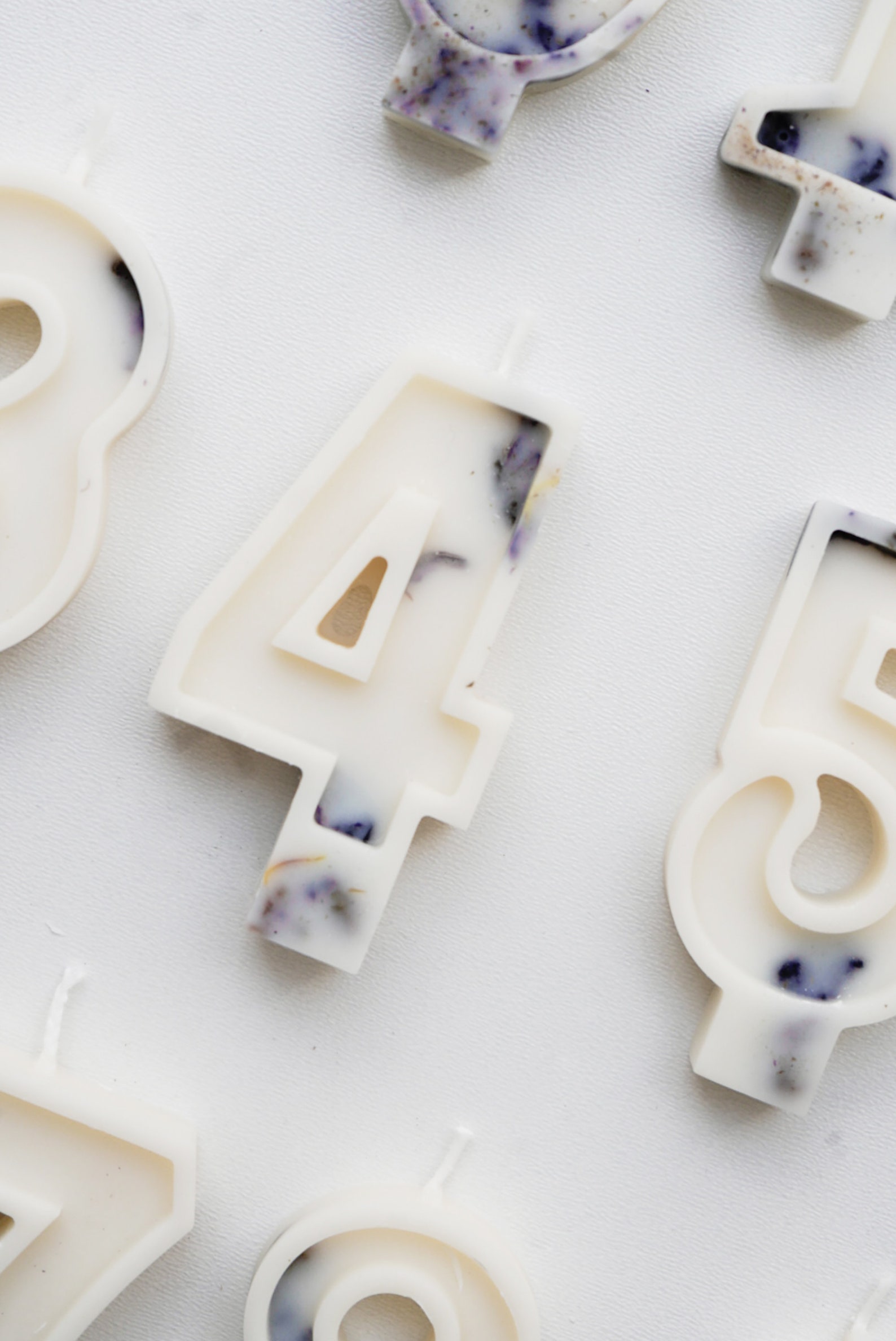 CUSTOM Birthday Number Candles 100% Natural Soy Wax Birthday | Etsy