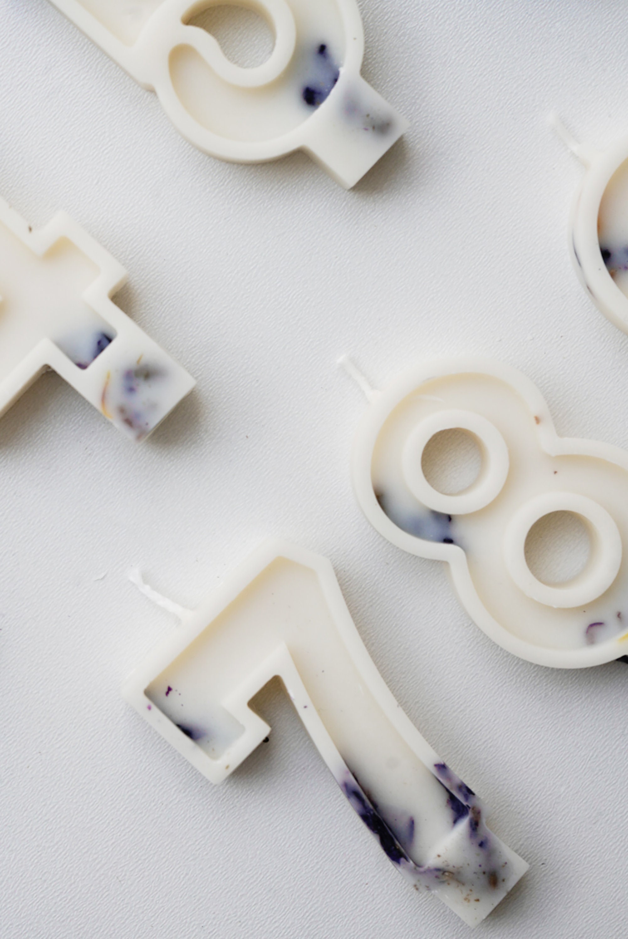 CUSTOM Birthday Number Candles 100% Natural Soy Wax Birthday | Etsy