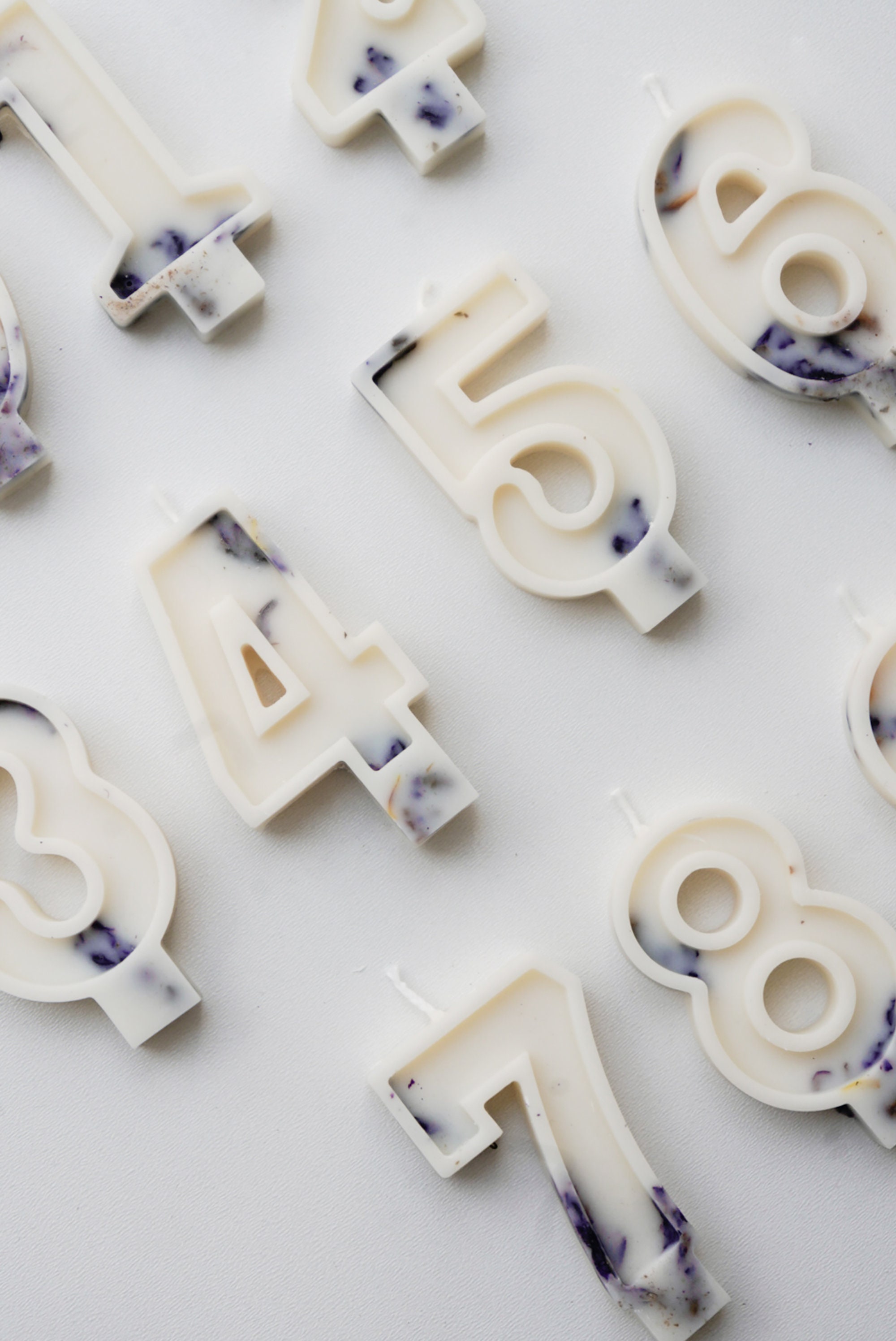 CUSTOM Birthday Number Candles 100% Natural Soy Wax Birthday | Etsy