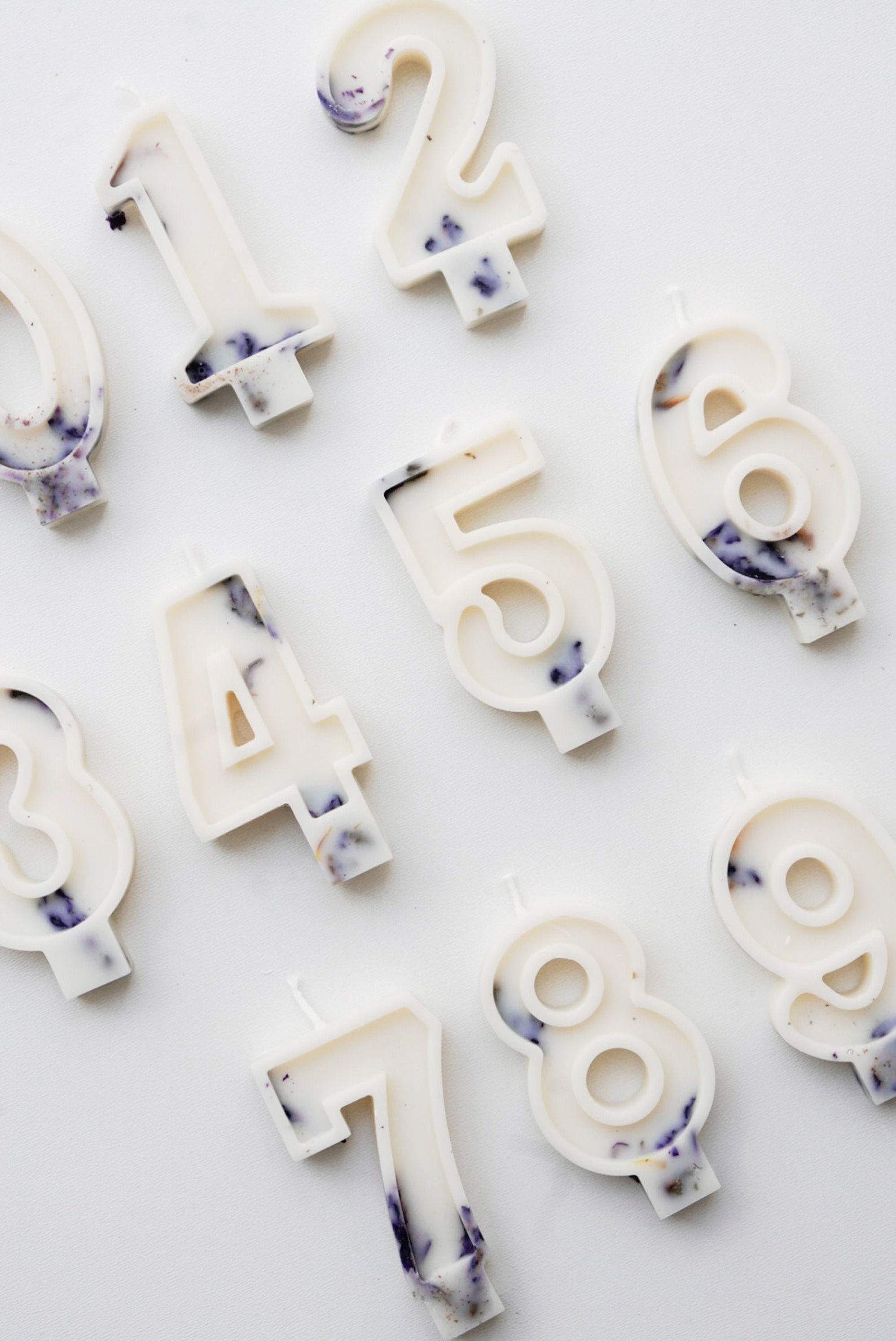 CUSTOM Birthday Number Candles 100% Natural Soy Wax Birthday | Etsy