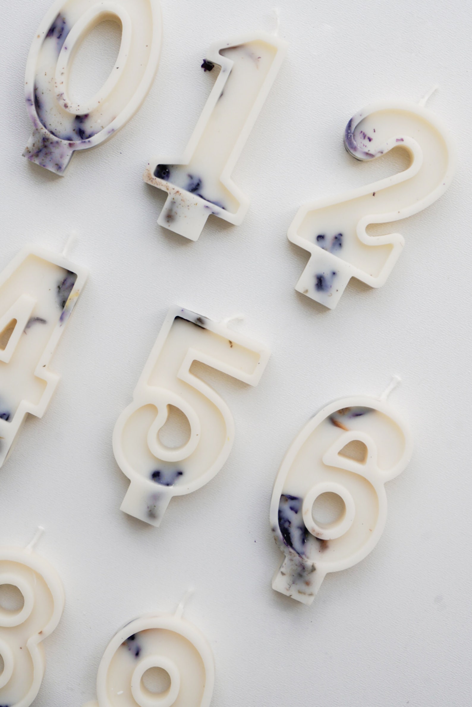 CUSTOM Birthday Number Candles 100% Natural Soy Wax Birthday | Etsy