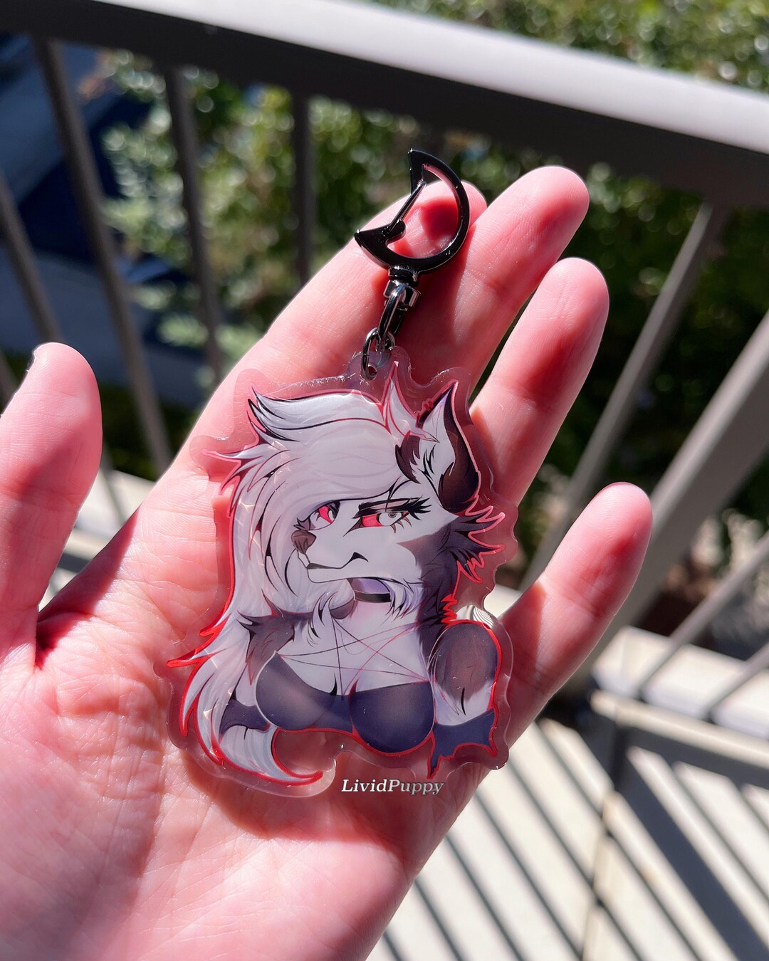 Helluva Boss “loona” Keychain - Etsy