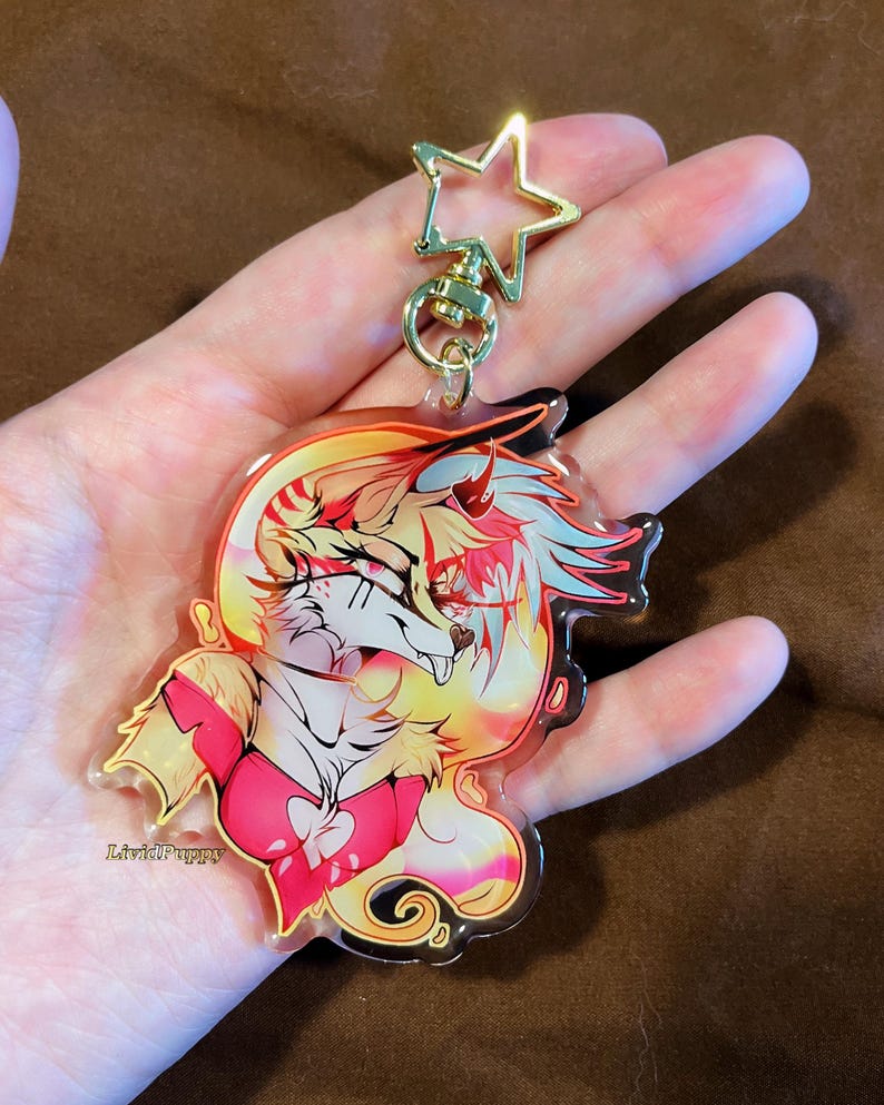 Helluva Boss “queen Beelzebub” Keychain - Etsy