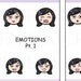 Emotions Pt. 1 - Emotion Stickers - Emoti Planner Stickers - Mood ...