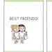 Best Friend Stickers - BFF Stickers - Friend Stickers- Girl Stickers ...