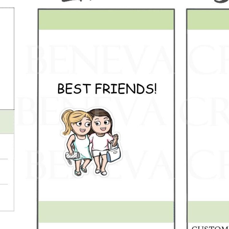 Best Friend Sticker - Etsy