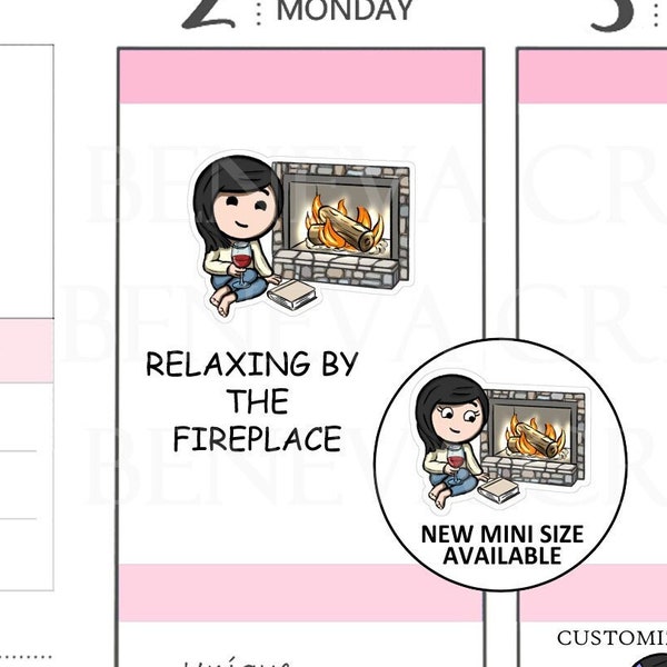 Fireplace Stickers - Etsy