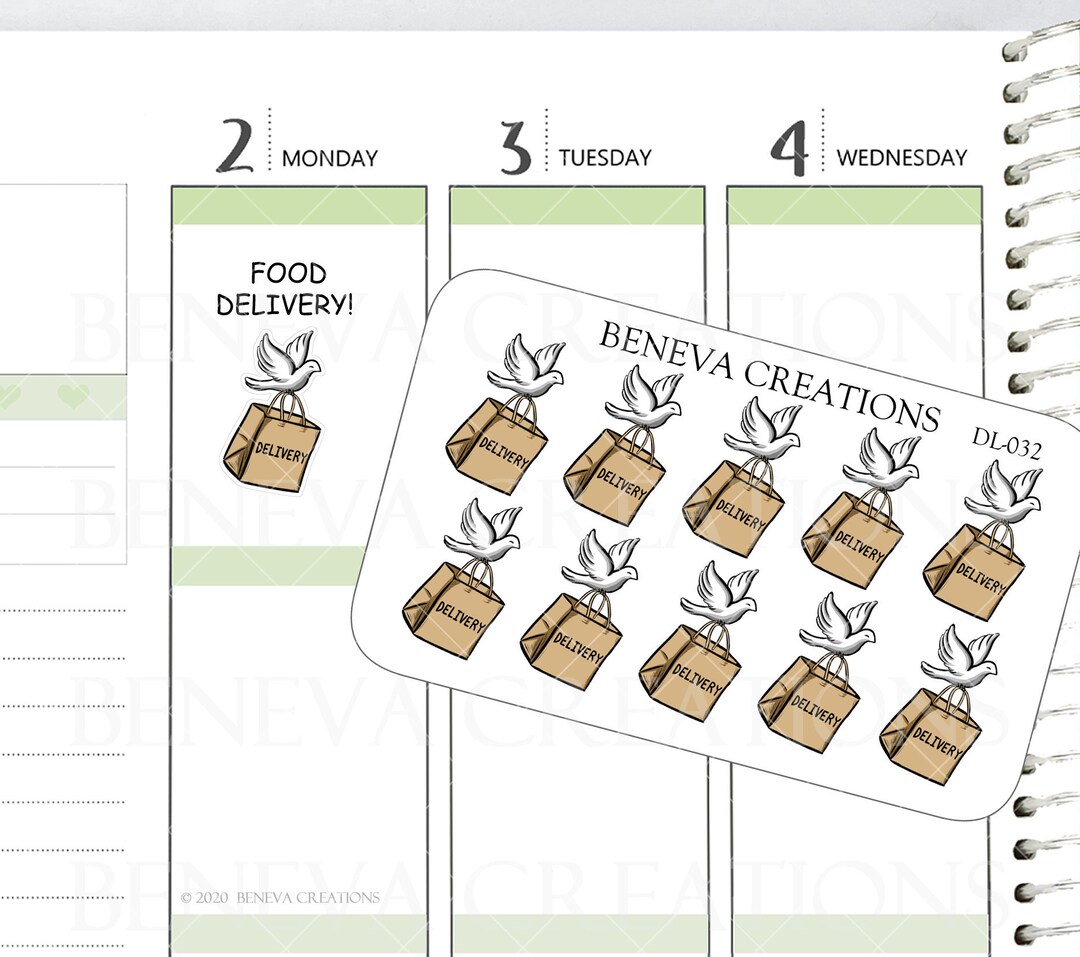 Food Delivery Stickers -online Food Order- Online Delivery Stickers ...
