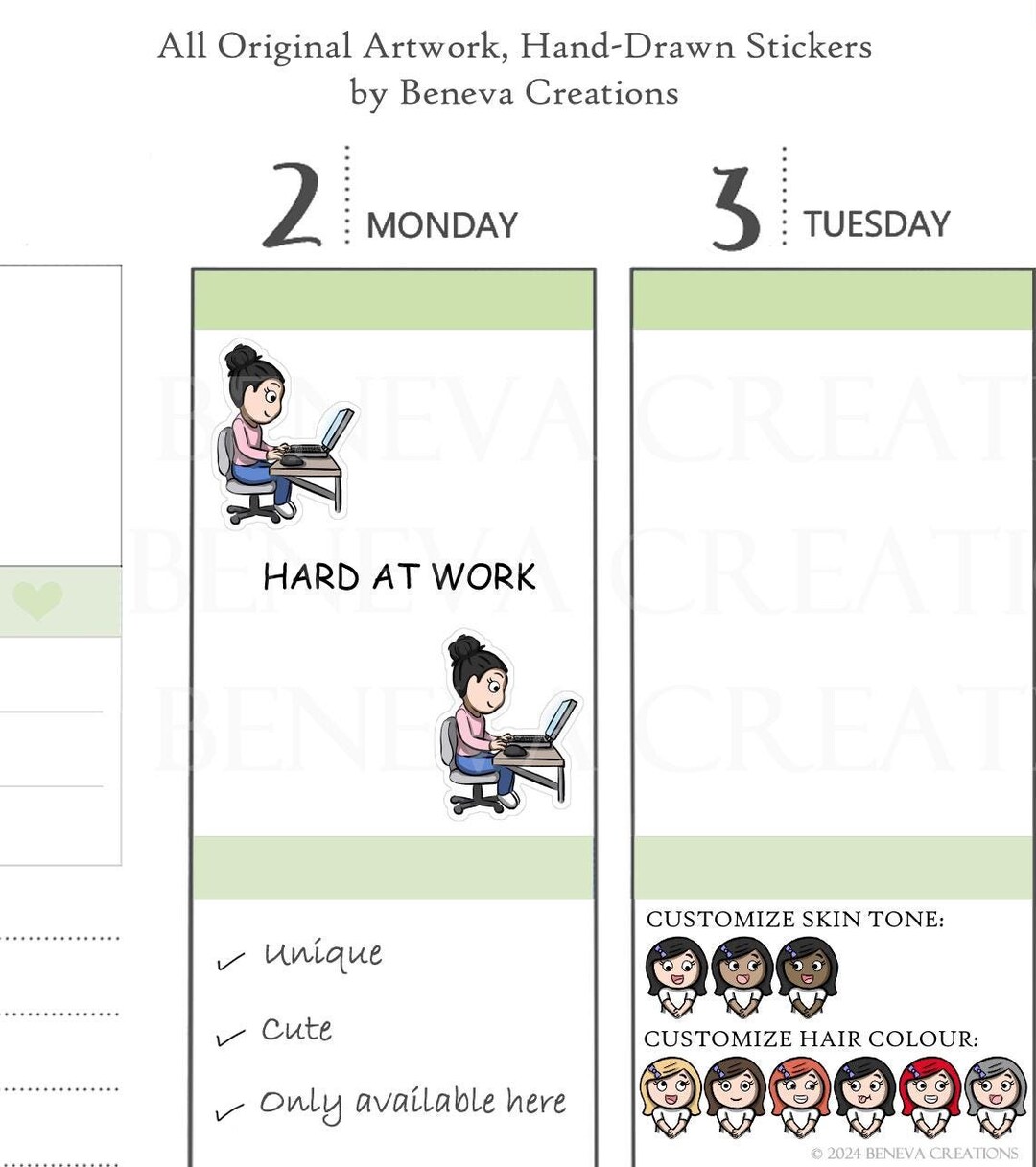 Work Stickers - Laptop Stickers - Computer Stickers - Work From Home ...