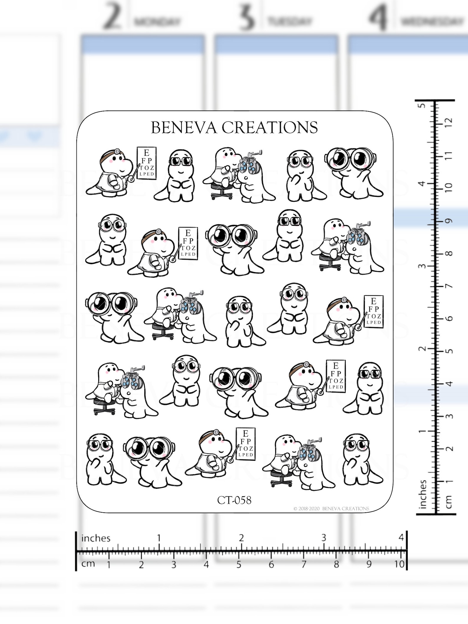 Eye Appointment Stickers Eye Doctor Stickers Optometrist - Etsy Canada