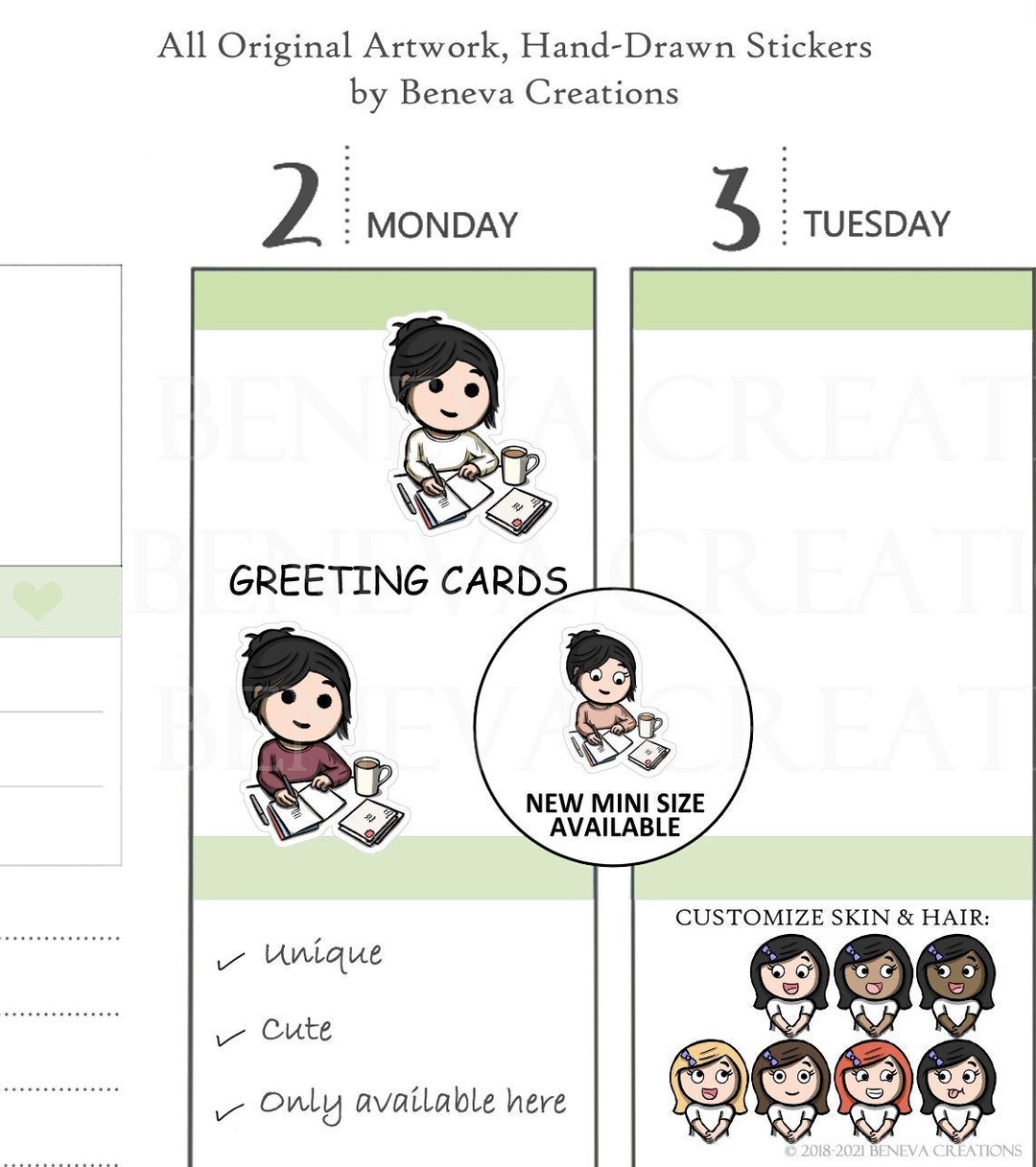 Greeting Cards Stickers writing Cards Stickers-holiday Stickers ...