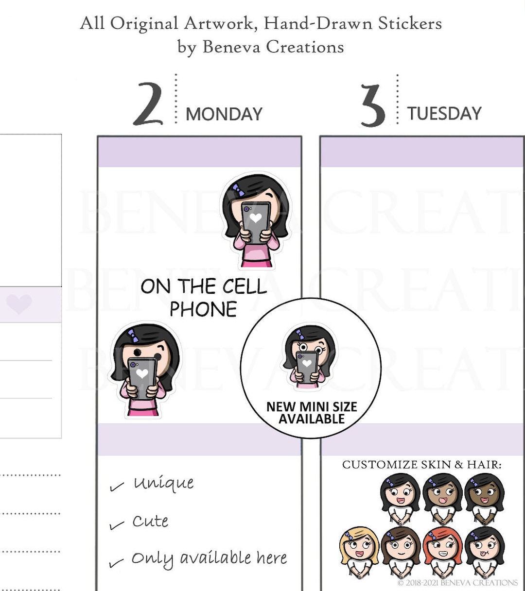 Cell Phone Stickers -texting Stickers -phone Stickers -phone Charger ...