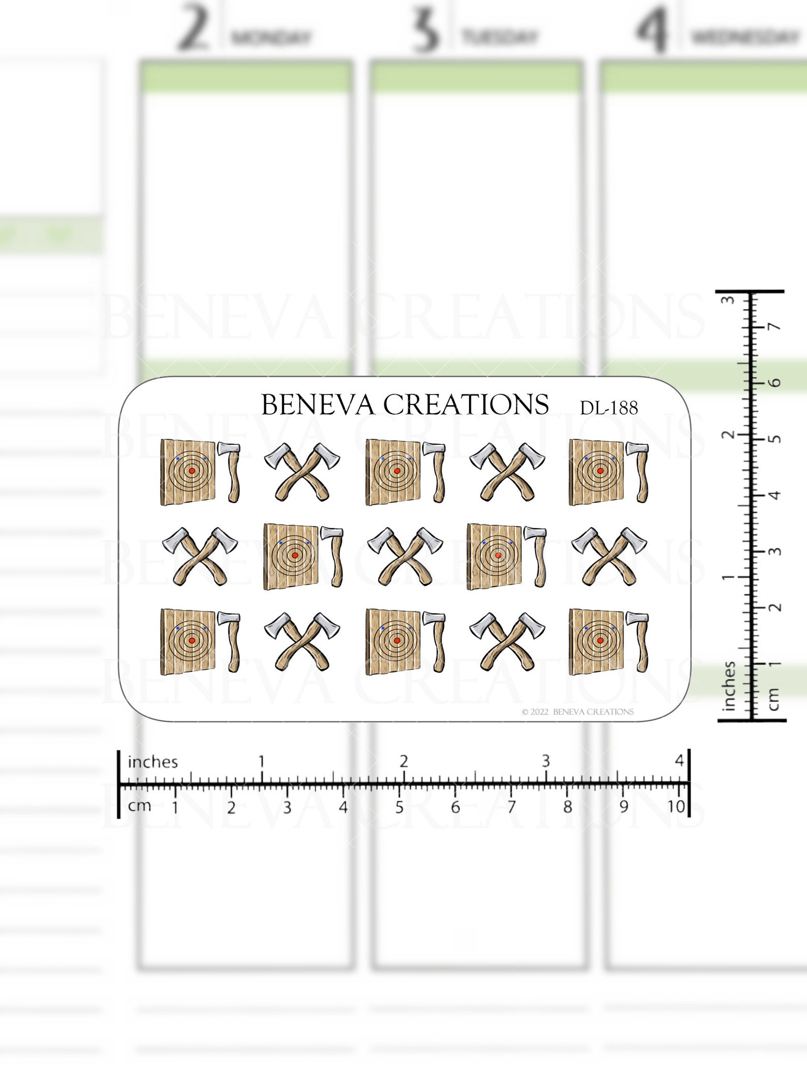 Axe Throwing Stickers- Axe Stickers- Activity Stickers -team Building ...