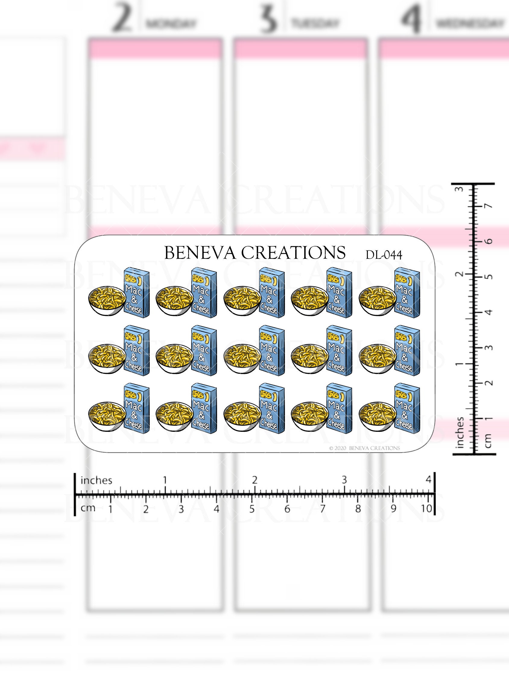 Macaroni and Cheese Stickers Cheese Pasta Stickers-Comfort | Etsy