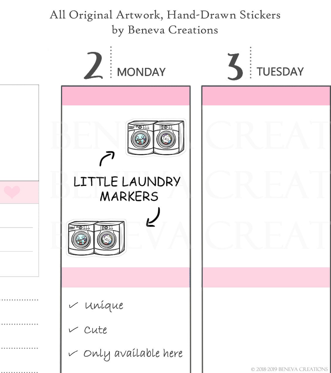 Laundry Stickers - Laundry Machine Stickers- Washer and Dryer Stickers ...