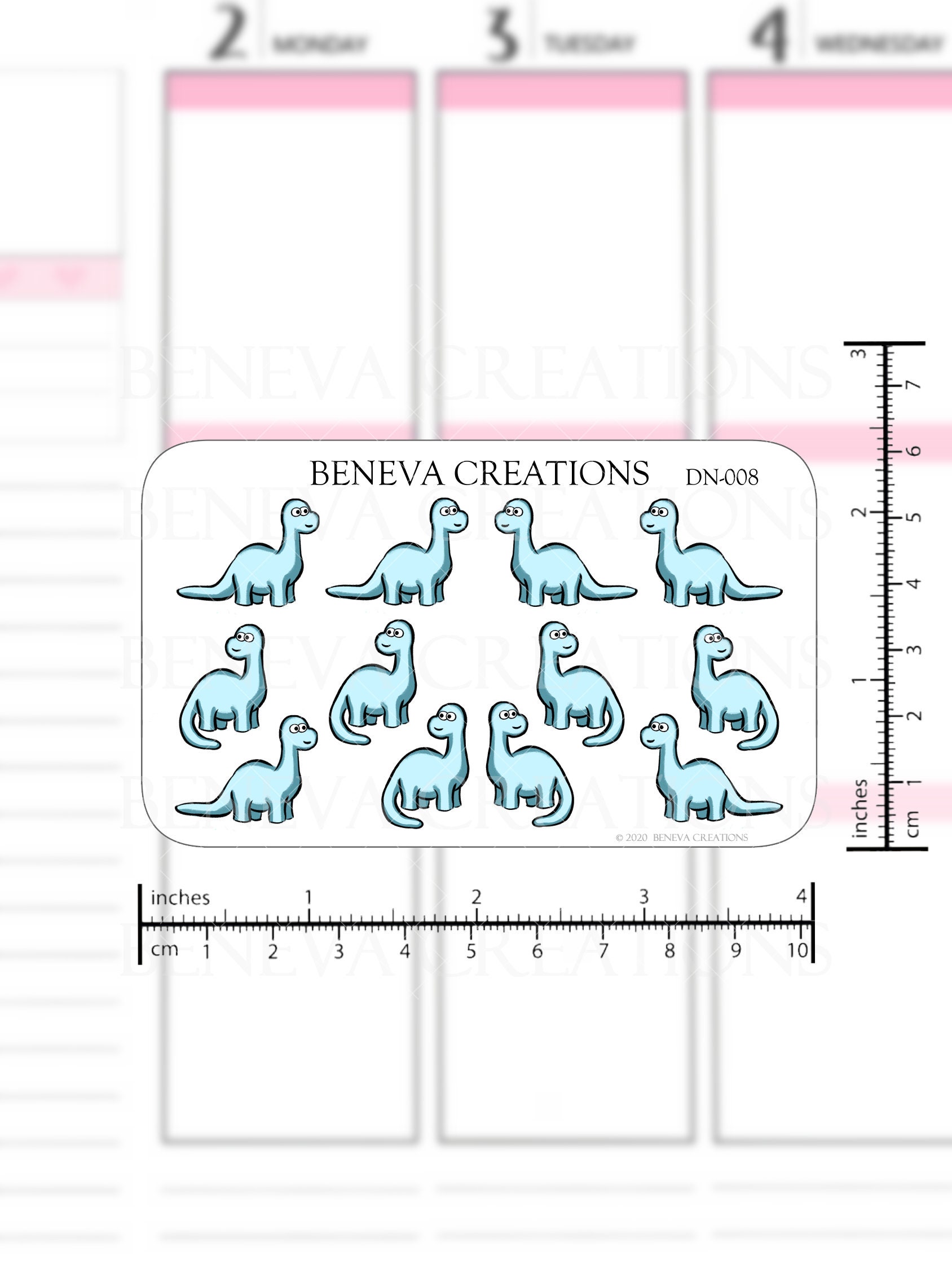 Brachiosaurus Stickers Dinosaur Stickers Jurassic Stickers | Etsy