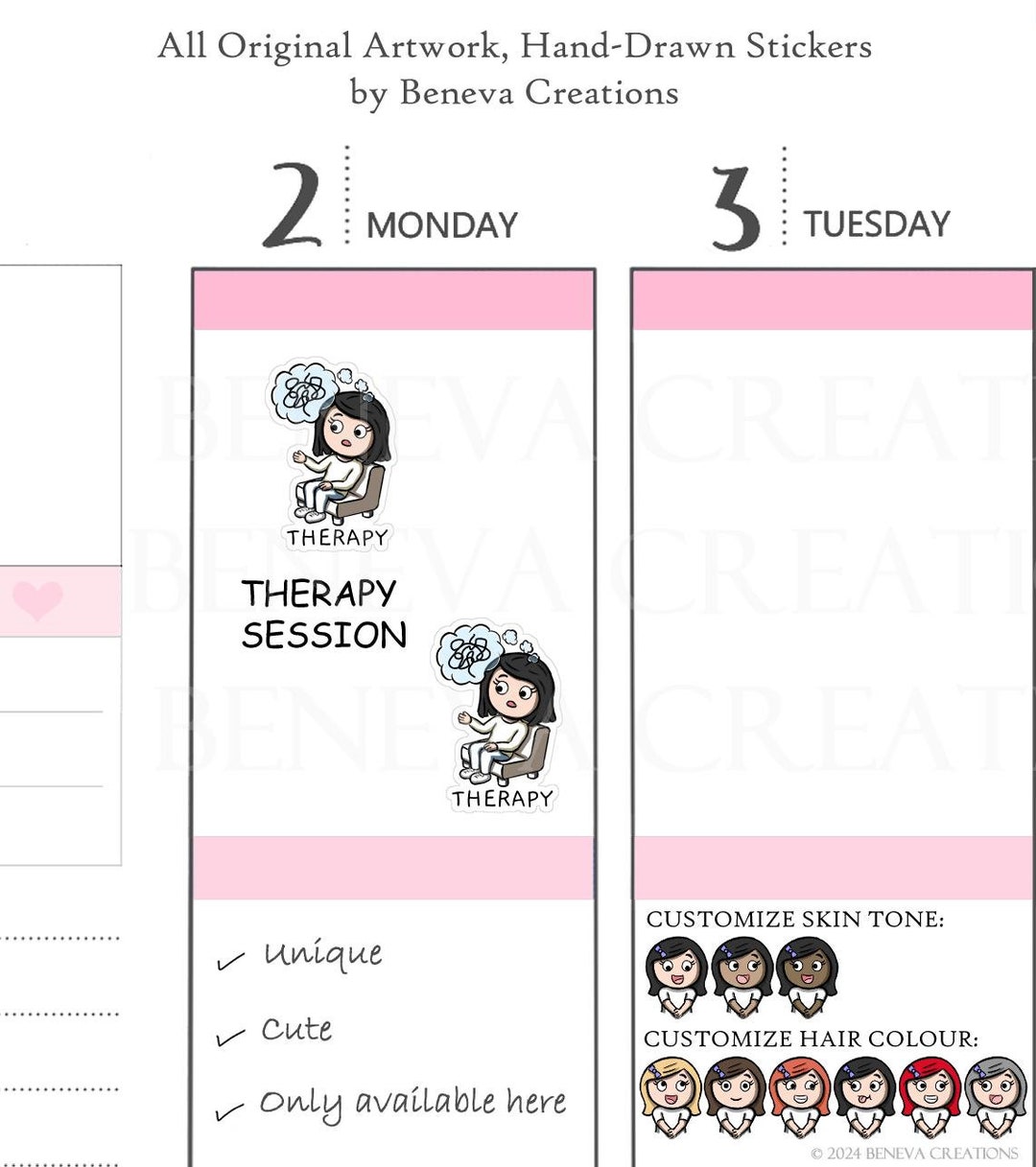 Therapy Stickers - Health Stickers -medical Stickers - Mental Health ...