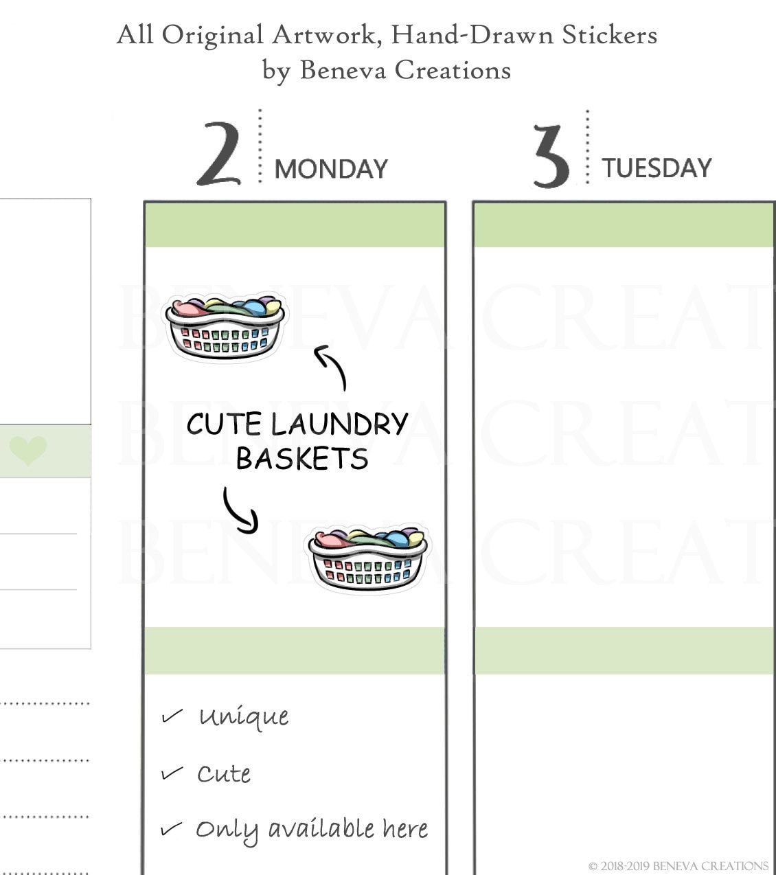 Laundry Basket Stickers Laundry Machines Wash Clothes | Etsy