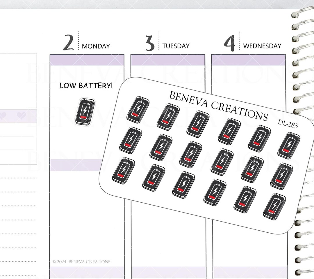 Low Cell Phone Battery Stickers - Cell Phone Stickers - Low Phone ...