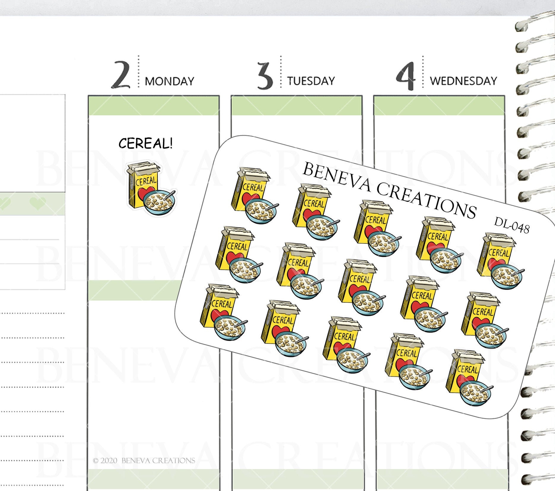 Cereal Stickers -breakfast Stickers-cereal Box Stickers-food Stickers ...