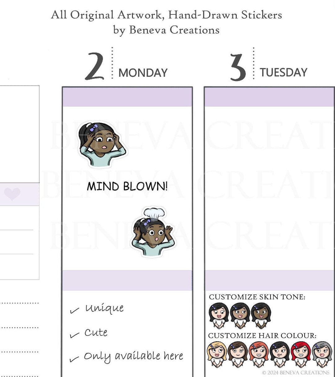 Mind Blown Stickers- Unbelievable Stickers- Amazing Stickers-character ...