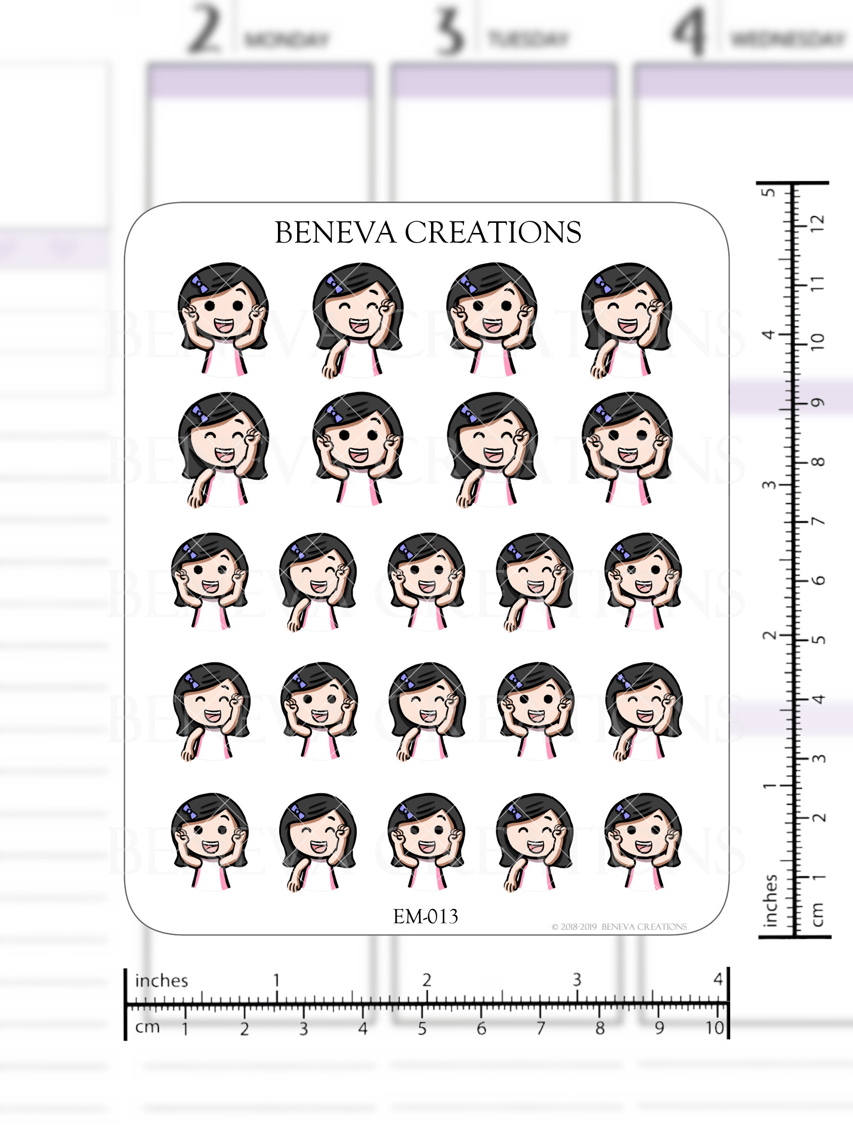 Happy Stickers Emotion Stickers Mood Trackers Excited - Etsy