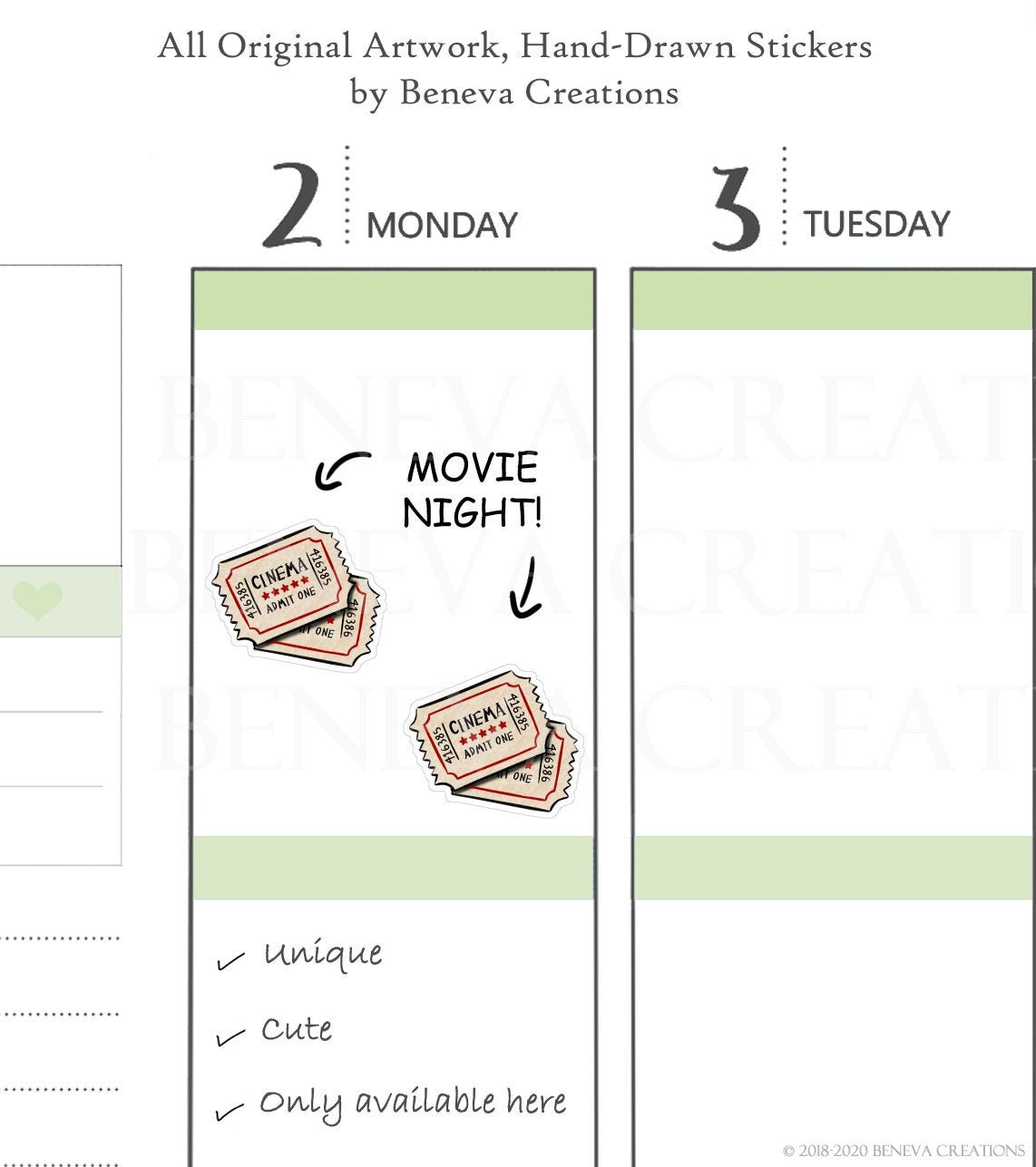 Movie Ticket Stub Sticker Laptop Electronics & Accessories etna.com.pe