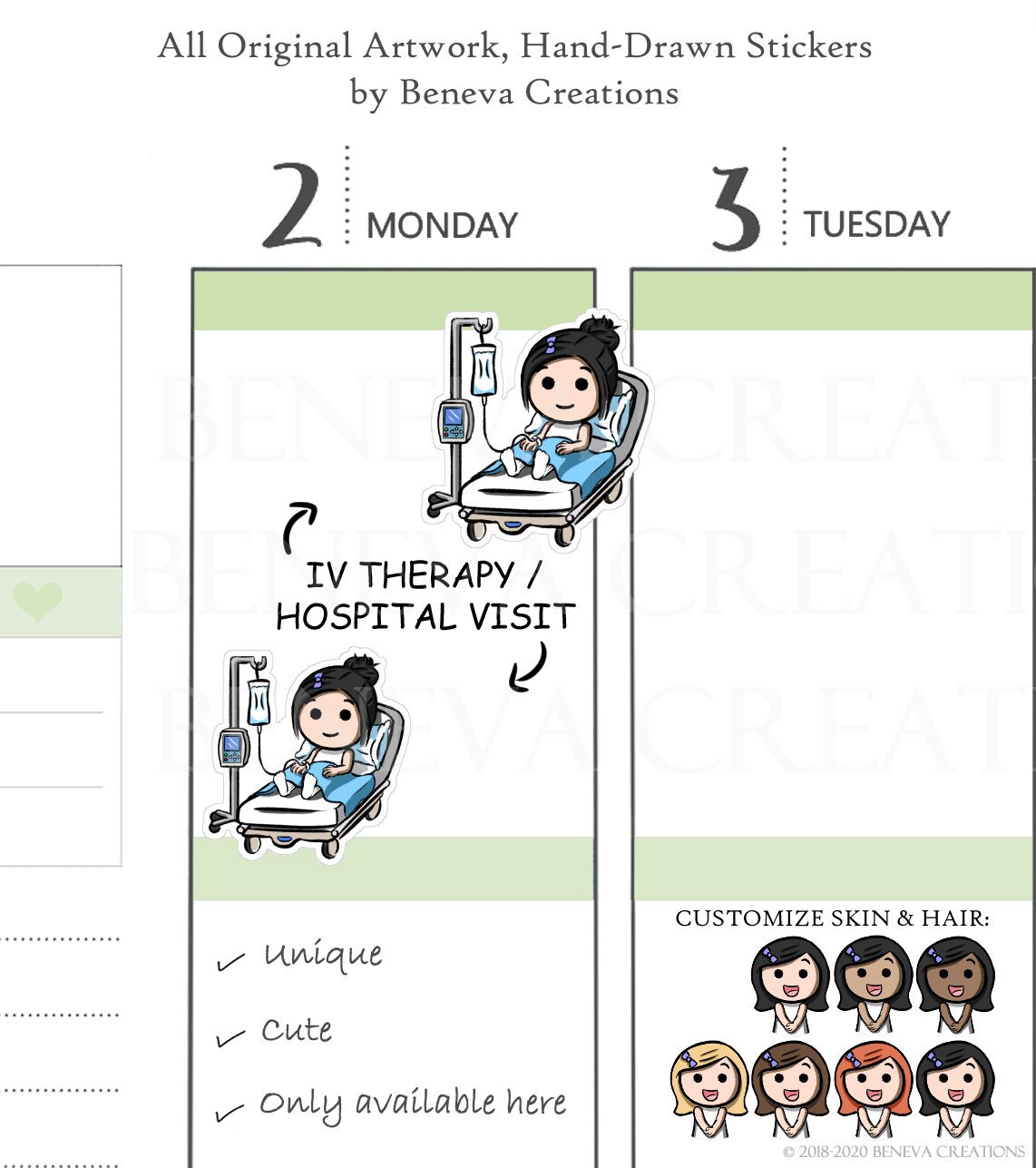 IV Therapy Stickers IV Bag Medical Stickers Hospital | Etsy