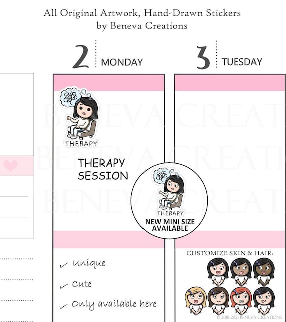 Therapy Stickers Health Stickers medical Stickers Mental - Etsy